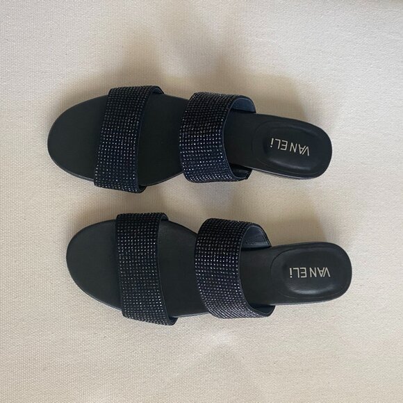 Vaneli | Shoes | Vaneli Bonbon Black Sandals | Poshmark